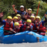 School trip Easy rafting on the Lutschine at the foot of the Eiger