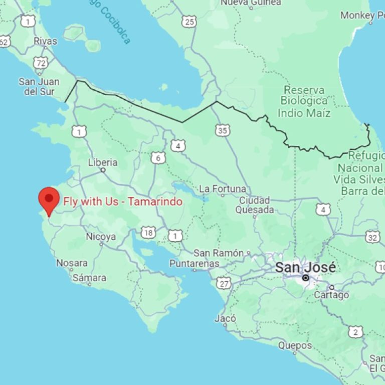 Gyrocopter in Costa Rica; flights across Costa Rica